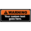 Warning Label Decals - Custom Warning Stickers