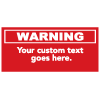 Warning Label Decals - Custom Warning Stickers