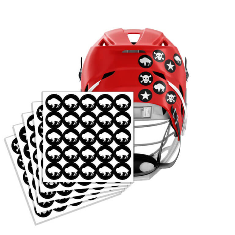 Lacrosse Award Decals - 1" reward stickers